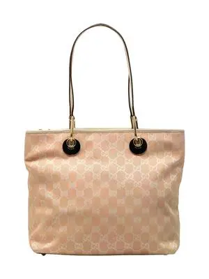 Gucci Gg Canvas Eclipse Tote Bag - Pink