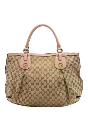 Gucci Gg Canvas Tote Bag - Neutrals