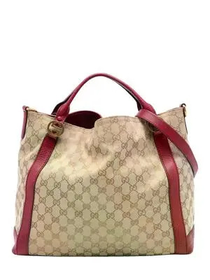 Gucci Gg Canvas Miss Gg Satchel - Red