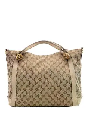 Gucci Gg Canvas Miss Gg Satchel - Neutrals