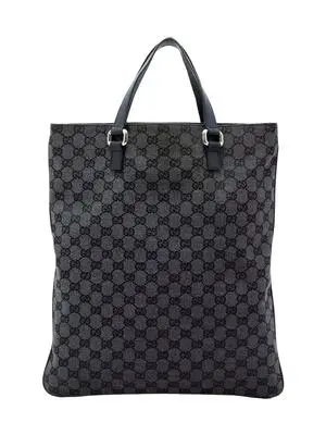 Gucci Gg Canvas Tote Bag - Grey