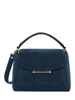 Strathberry Mosaic Top Handle Bag Blue