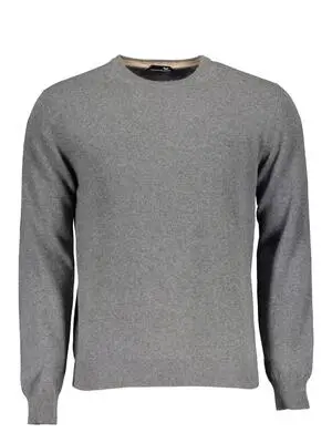 HARMONT & BLAINE Crew-neck Cashmere Sweater - Grey