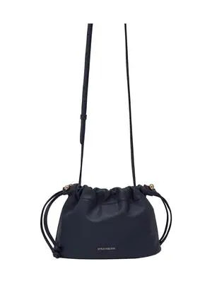 Strathberry Charlotte Drawstring Bucket Bag - Blue