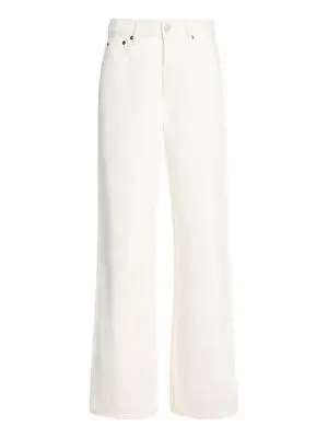Still Here Rigid Relaxed-leg Jeans - White