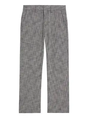 Rag & Bone Haydon Cotton-blend Tweed Trousers - Navy