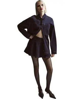 Bardot Keely Denim Jacket - Dark