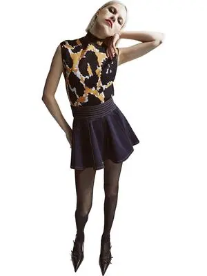 Bardot Aruba Denim Mini Skirt - Dark