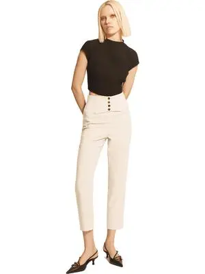 Bardot Corset Pant - Orchid Wht