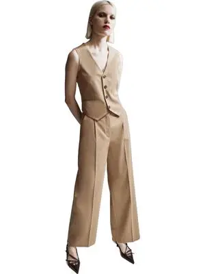 Bardot Mayve Vest - Camel