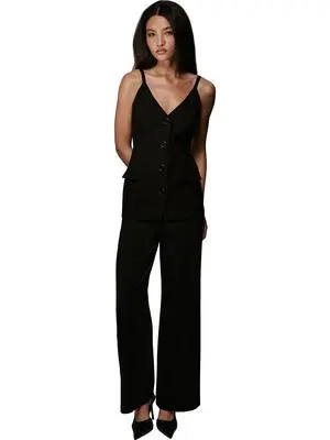 Bardot Ellera Longline Vest - Black