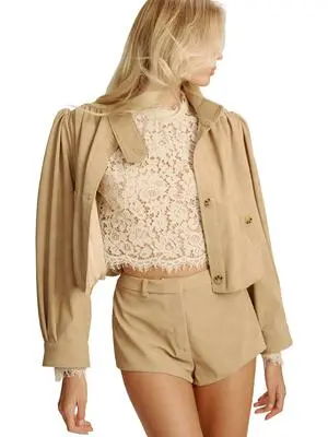 BARDOT BARDOT Leon Vegan Leather Jacket
