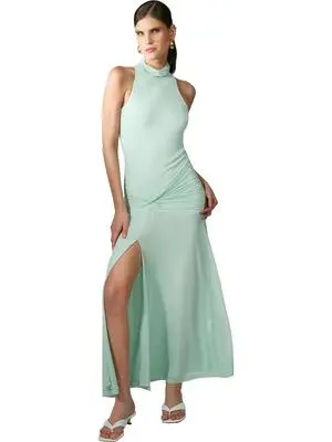 Bardot Leanna Mesh Midi Dress - Peppermint