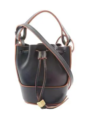 Loewe Leather Balloon Bag - Black