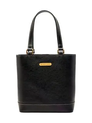 Burberry Leather Handbag - Black