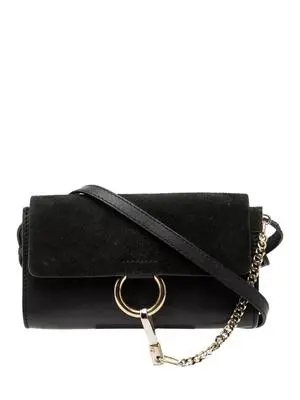 Chloé Mini Faye Chain Crossbody Bag - Black