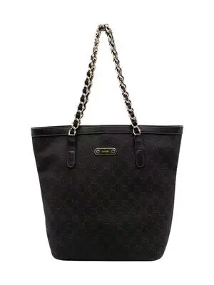 Gucci Gg Denim Capri Tote Bag - Brown