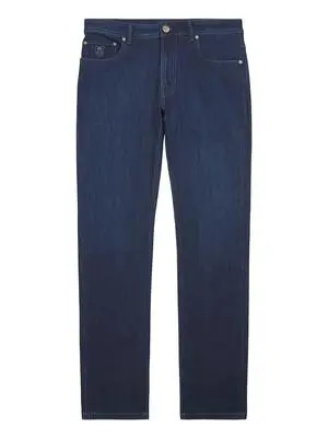 Corneliani Stretch Straight Jeans - Navy