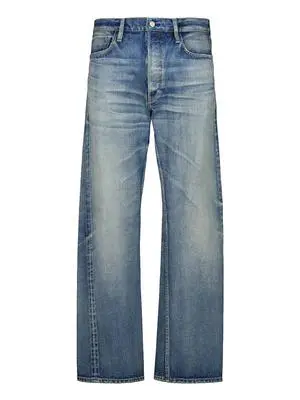 FEAR OF GOD Fear Of God Vintage Indigo Denim Straight Leg Jeans
