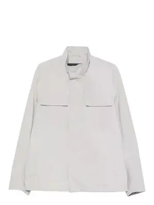 Herno High-neck Chest-pocket Jacket - Grey