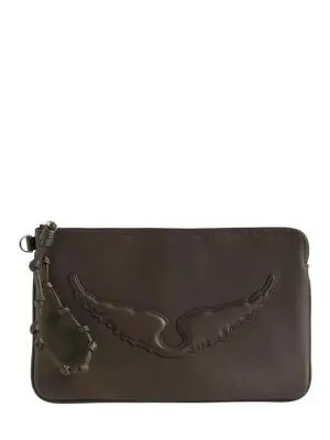 Zadig&Voltaire Angel Clutch Bag - Brown