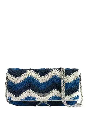 Zadig&Voltaire Rock Macramé Cross Body Bag - Blue