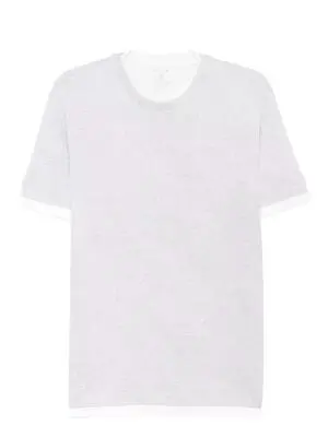 Eleventy Short-sleeve Round-neck T-shirt - Grey