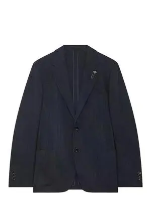 LARDINI Mowear Single-breasted Blazer Blue