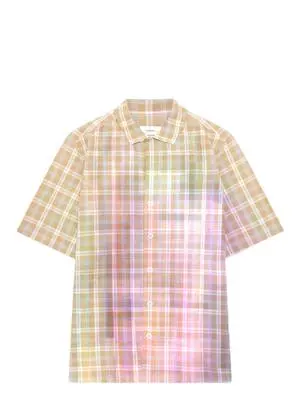 LARDINI Check-pattern Shirt - Neutrals