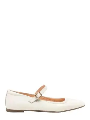 SERGIO MORETTI FIRENZE Buckle-fastening Ballet Flats - Neutrals