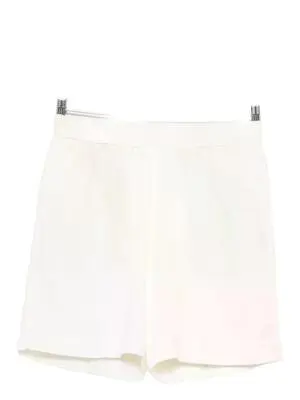 Gant Elasticated Waistband Shorts With Tonal Topstitching - Neutrals