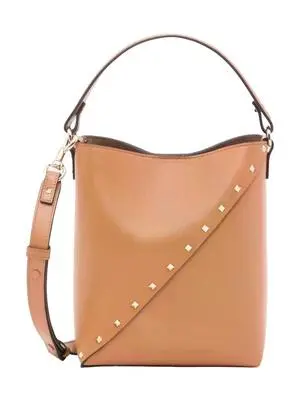 Valentino Garavani Rockstud Bucket Bag - Brown