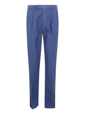 Incotex Coulisse Chino Trousers - Blue
