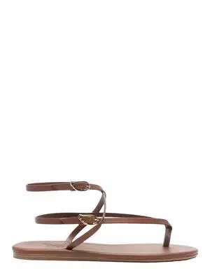 ANCIENT GREEK SANDALS Kallisti Flat Sandals - Brown