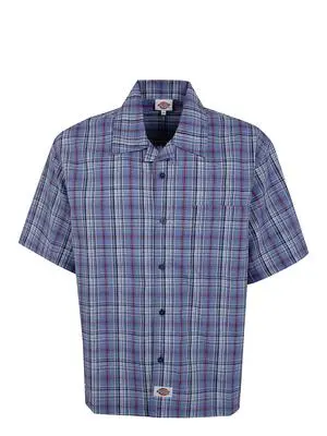 Dickies Springdale" Shirt Short Sleeve - Blue