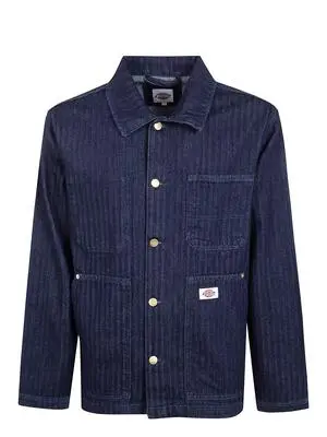 Dickies Selvedge Herringbone Barn Jacket - Blue