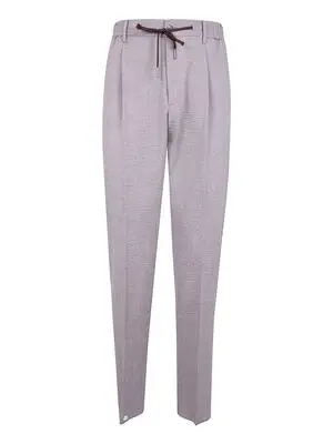 Tagliatore Ico" Chino Trousers - Brown