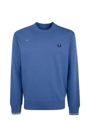 Fred Perry Crew Neck Sweatshirt - Blue