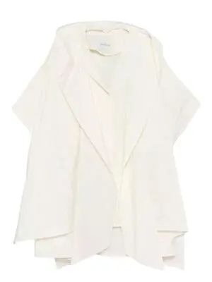 Moncler Hooded Cape - Neutrals