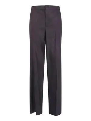 Tagliatore Adima Pressed-crease Trousers - Brown
