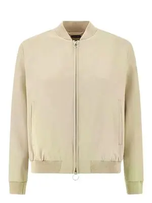 Paul & Shark Silk Bomber Jacket - Neutrals