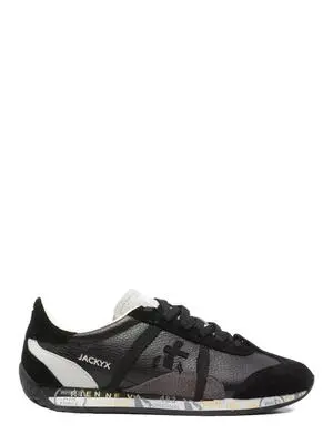 Premiata Jackyx Logo-patch Sneakers - Black