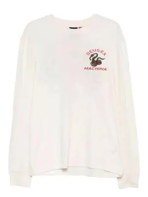 Deus Ex Machina Danger Noodle Graphic-print Long-sleeves T-shirt - Neutrals