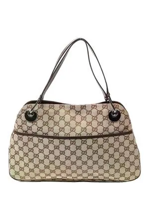 Gucci Gg Monogram Canvas Tote Bag - Neutrals