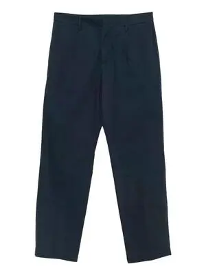 K-WAY Ralph Pleated Straight-leg Trousers - Blue