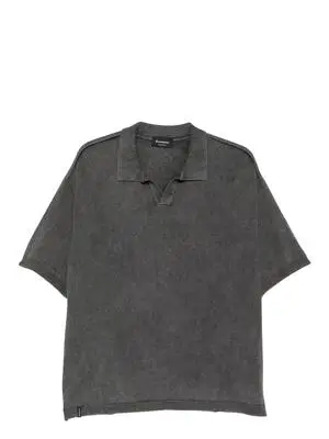 AROVESCIO Faded-effect T-shirt - Grey