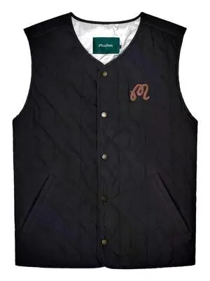 MALBON Vincenzo Quilted Gilet - Black
