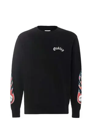 Oakley Flames Sweatshirt - Black