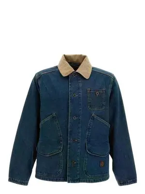 Filson Corduroy Collar Denim Jacket - Blue