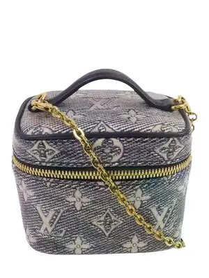 LOUIS VUITTON Micro Vanity Case Monogram Handbag - Blue